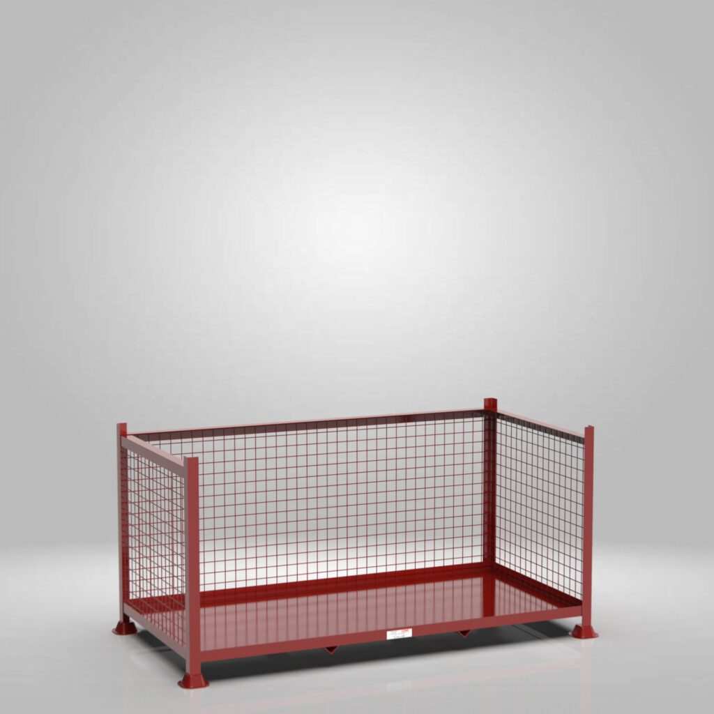 CE MarkedLoad King Open Fronted Mesh Stillage | Lowe