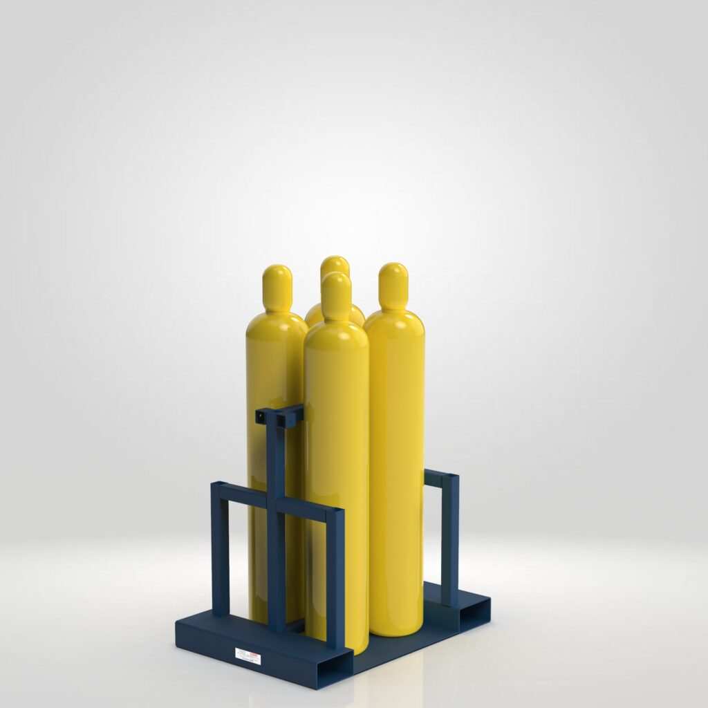 CE Marked Forklift Gas Bottle Handler – 4 Bottles | Lowe