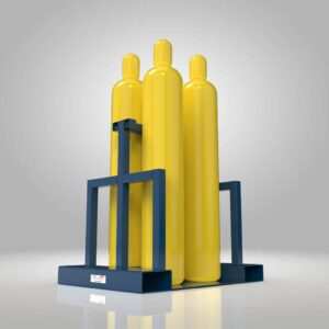 CE / UKCA Certified Forklift Gas Bottle Handler 4 Bottles | Lowe