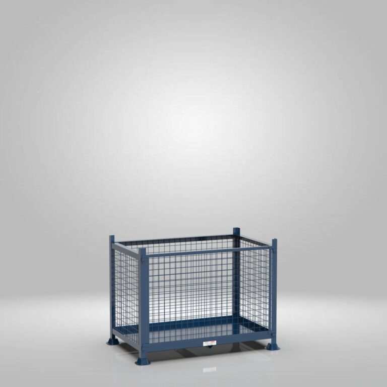 CE Marked Load King Mesh Stillage with Half Drop Front | Lowe
