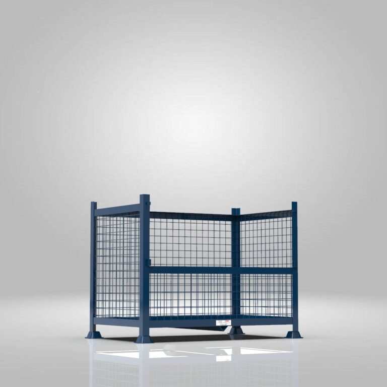 CE / UKCA Certified Load King Mesh Stillage with Half Drop Front | Lowe