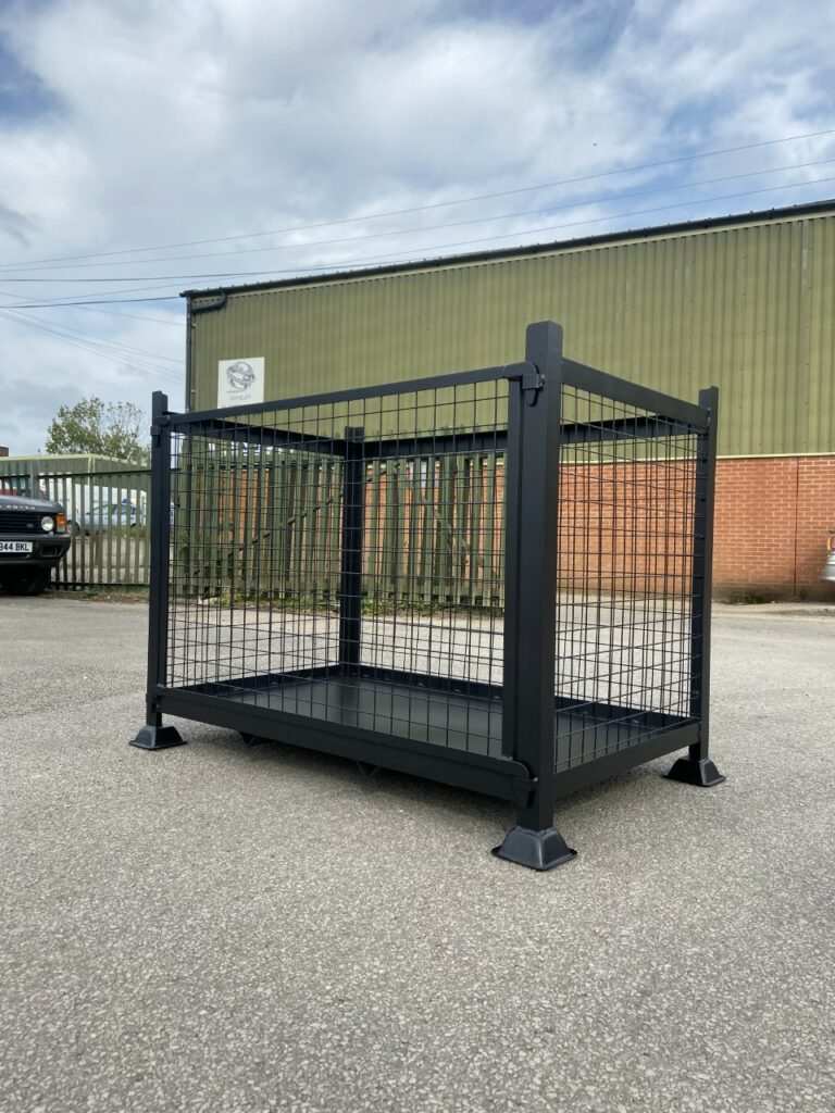 Load King Mesh Stillage with Removable Front | Lowe