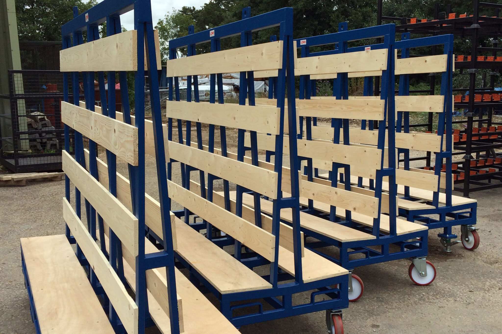 Stillages from Lowe UK. Industrial Trolleys & Cages, Made in the UK