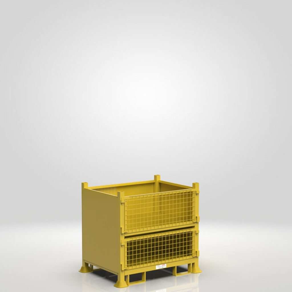 CE Marked Double Drop Front Metal Stillage (Double Decker) | Lowe