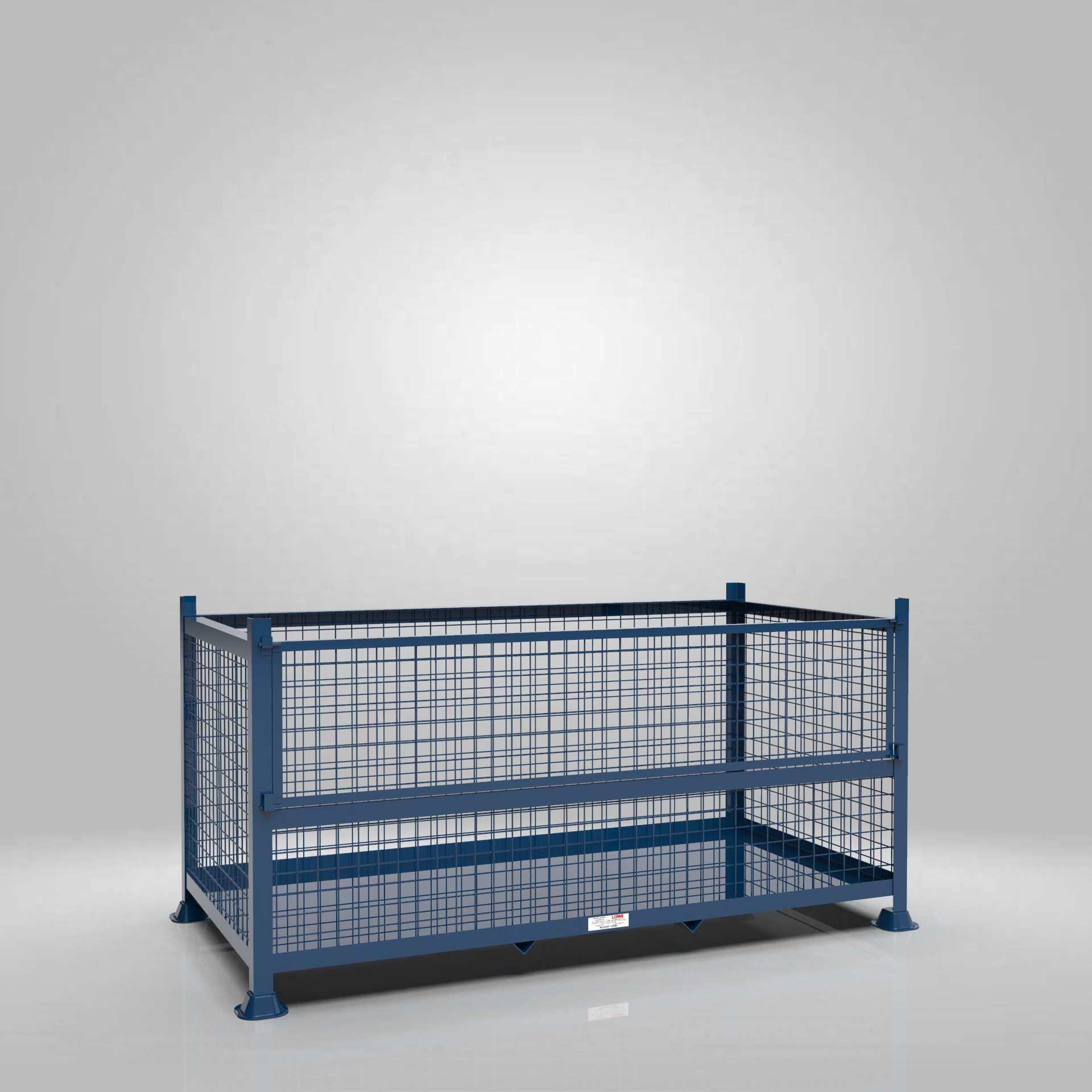 CE Marked Load King Mesh Stillage with Half Drop Front | Lowe