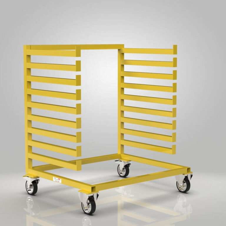 CE / UKCA Certified Mobile Cantilever Trolley | Lowe