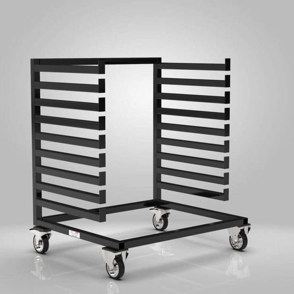 CE / UKCA Certified Mobile Cantilever Trolley | Lowe