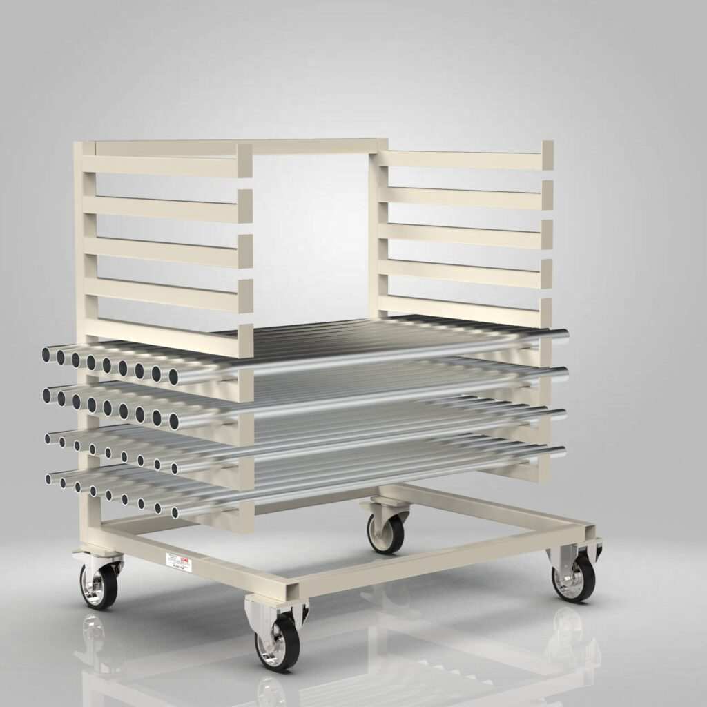 CE / UKCA Certified Mobile Cantilever Trolley | Lowe