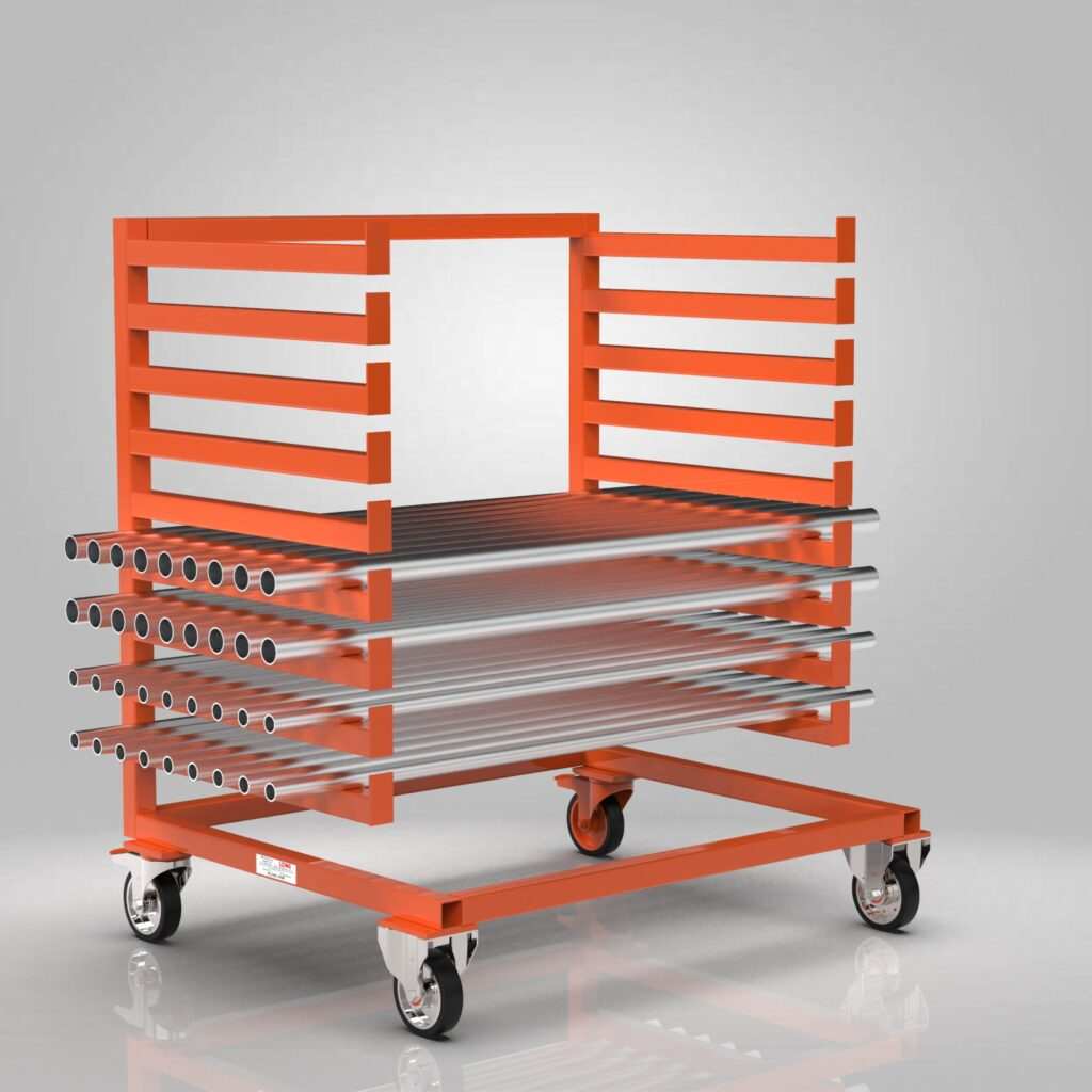 CE / UKCA Certified Mobile Cantilever Trolley | Lowe