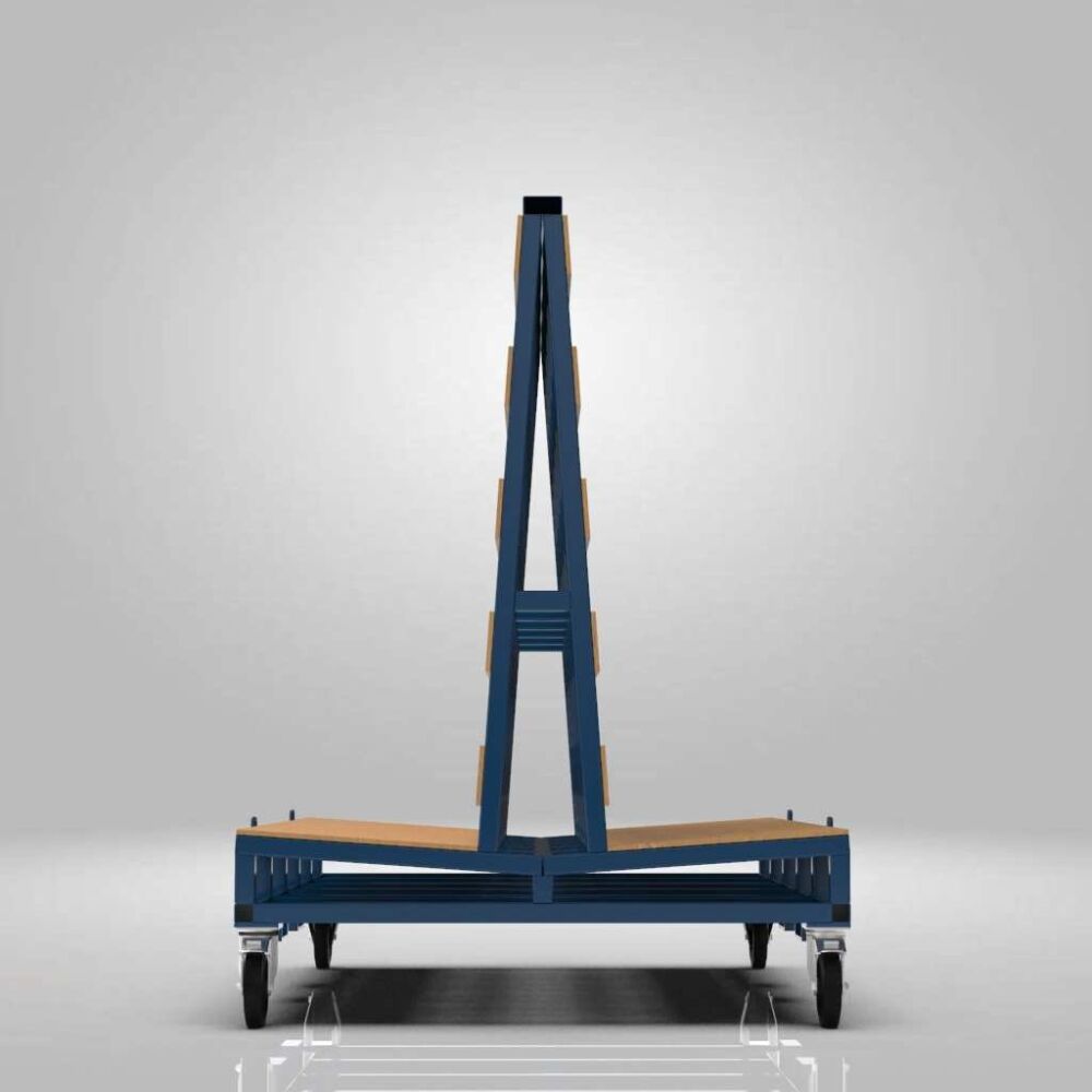 Load King A Frame Trolley with Timber Dunnage | Lowe Stillages & Cages