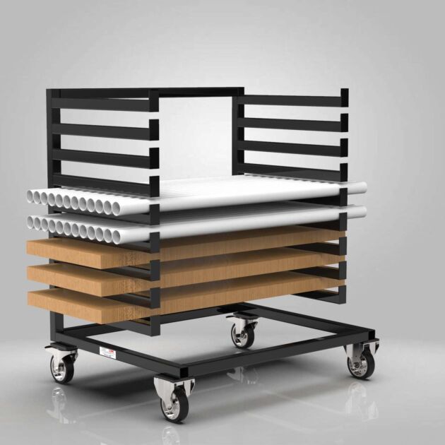 Mobile Cantilever Trolley | Lowe Stillages & Cages